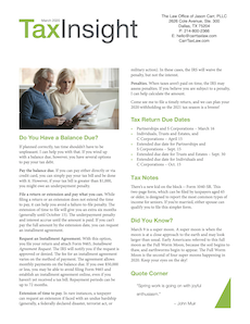 Tax Newsletters – Tax Lawyer | Serving Clients Nationwide | We Solve ...