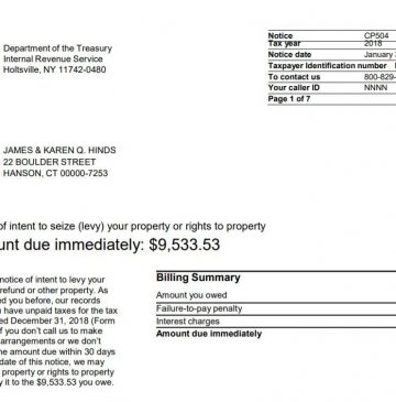 Pub. 549 – The IRS Collection Process – Tax Lawyer | Business Advisory ...